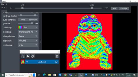 How To Contrast Limit For Hsv Color Space On Python Similar To Napari