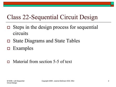 Lect 22 Sequential Circuit Designppt Programming Languages Computing