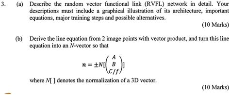 solved a describe the random vector functional link rvfl network
