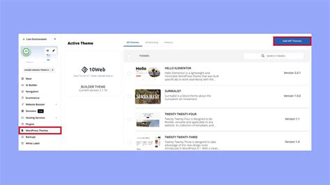 How To Update Wordpress Theme 10web