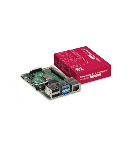 raspberry pi caja oficial raspberry pi 4 rojo blanco