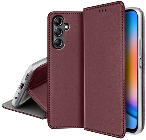 ETUI SKÓRZANE do SAMSUNG GALAXY A05S MAGNETYCZNE BOOK CASE TOKRA SZKŁO 9H Krainagsm Sklep