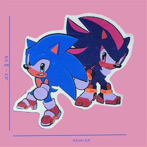 Chibi Sonadow Vinyl Car Sticker Etsy