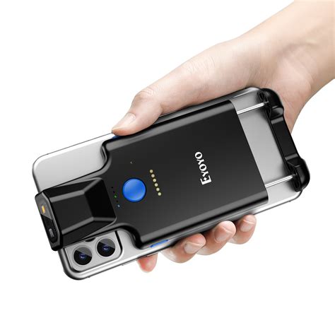 Eyoyo Bluetooth Qr Code Scanner Back Clip Phone Barcode Scanner 2d