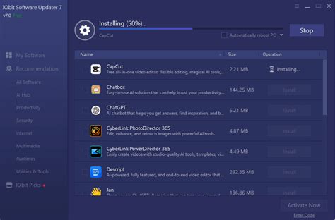 Iobit Software Updater 7 Pro Key 1 Year 1 Pc Buy Cheap On