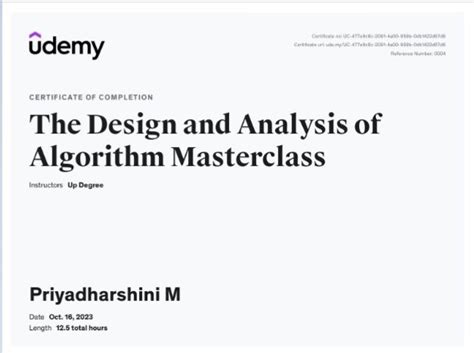 Priyadharshini M On Linkedin I Am Excited To Share That I Have
