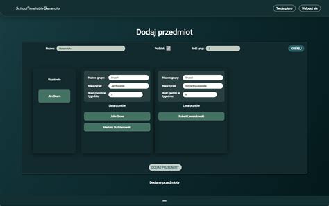 GitHub Olekogrodowczyk Babe Timetable Generator Babe Timetable Generator Is An