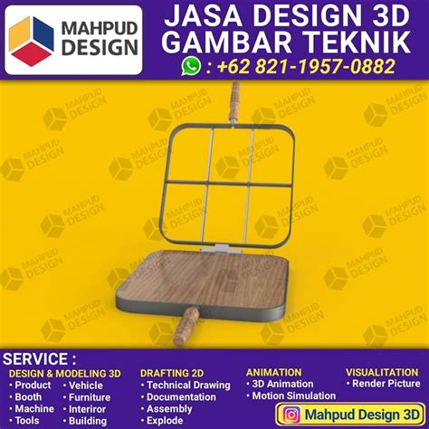 Mahpud Design 3d Jasa Gambar Teknik Auotcad Inventor Solidworks Fusion 360 3dsmax Sketchup Rhino