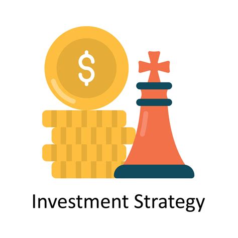 Investment Strategy Vector Flat Icon Design Illustration Finance Symbol On White Background Eps
