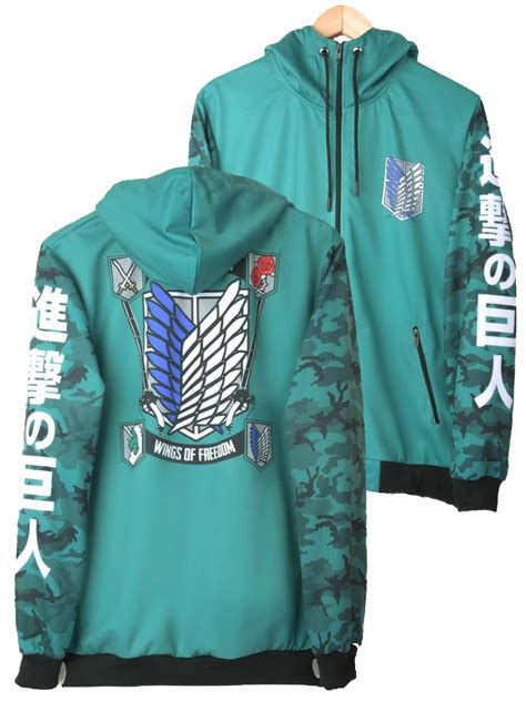 Scout Regiment Green Hoodie Faddy Native