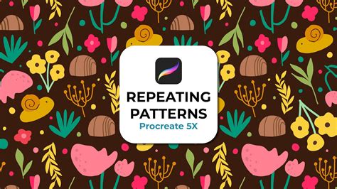How to design a repeating pattern with Procreate 5X - New Method! - Print Me Some Color