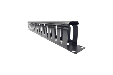 Кабельный организатор Hyperline CM-1U-ML16-COV металлический с крышкой ...