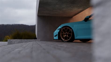 artstation 3d blend custom concept car environment fbx obj mtl