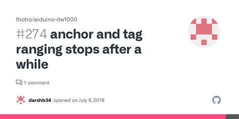 Anchor And Tag Ranging Stops After A While Issue Thotro Arduino Dw GitHub