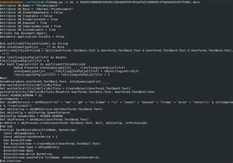 Malicious Document Analysis Episode 1 Mahyar Notes