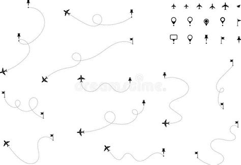 Paths Two Points Stock Illustrations 188 Paths Two Points Stock