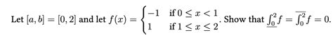 Solved Where The Lines Refer To Upper And Lower Integral
