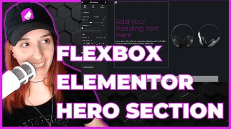 How To Use Elementors Flexbox Containers To Make A Hero Section