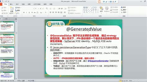 尚硅谷 佟刚 JPA 基本注解 YouTube