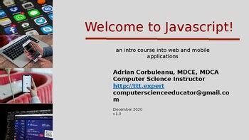 JavaScript Course Middle Babe Variables Unit 1 Lecture Notes