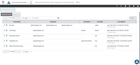 how to create a notification group aternity uji