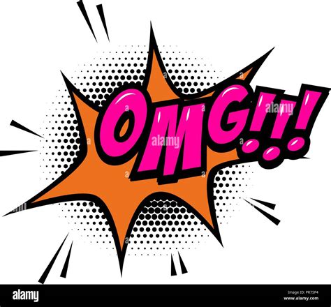 Omg comic pop art style Cut Out Stock Images & Pictures - Alamy