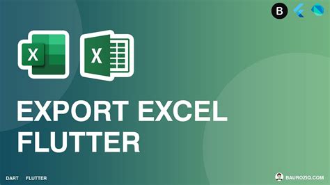 Cara Export Excel Flutter Youtube