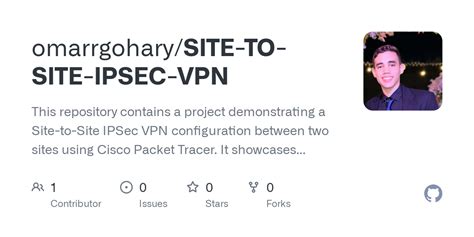 GitHub Omarrgohary SITE TO SITE IPSEC VPN This Repository Contains A Project Demonstrating A