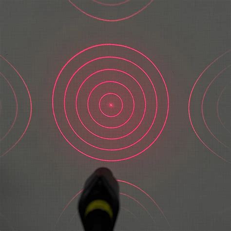 5pcs Laser Beam Shaping Five Ring Concentric Grating Elements Optical