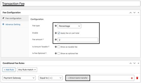 Advanced Extra Fees Woocommerce Marketplace
