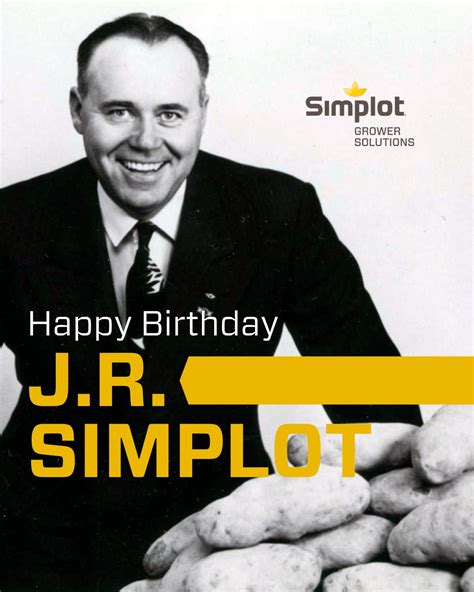 Simplot Grower Solutions Happy Birthday To Our Founder Jr Simplot 🎉 Jr Was Born On