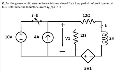 Solved Solve Me This Q ﻿for The Given Circuit Assume The