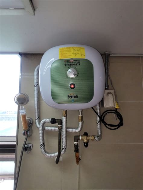 양천구 신정동 페로리 저장식 전기온수기 15리터 소용량 전기온수기 교체 시공비 26만5천원 감압변배관포함 추가비용없음 서울교통공사 신정차량기지 업무동 전기온수기