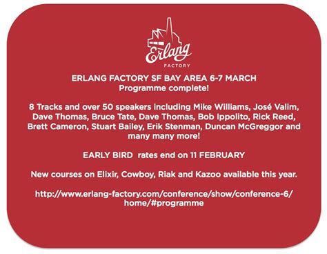 erlang solutions on linkedin the conference programme for the erlang