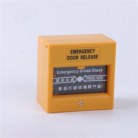 Emergency Exit Button Glass Break Open Button Door Grandado