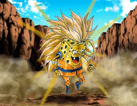 Sponge Bob Ssj3 By Kostattoos On Deviantart