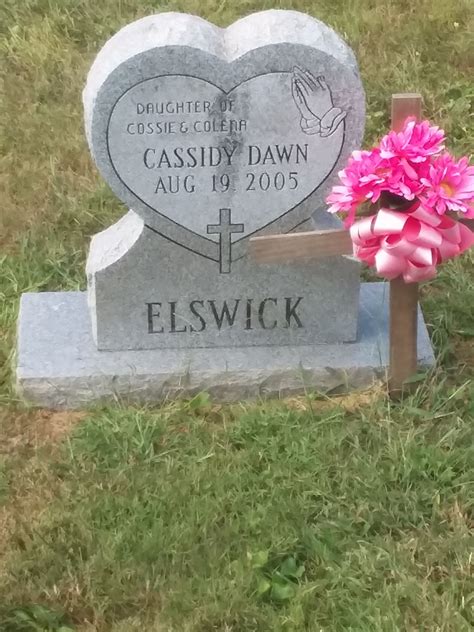 Cassidy Dawn Elswick 2005 2005 Homenaje De Find A Grave