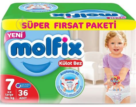 ᐉ Подгузники-трусики Molfix 7 19+ кг 36 шт. • Купить в Киеве, Украине ...