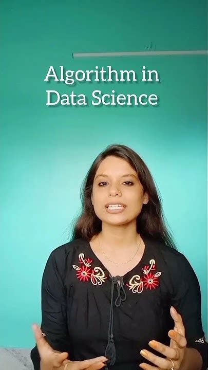 Algorithm In Data Science Shorts Algorithmindatascience Datascience Youtube