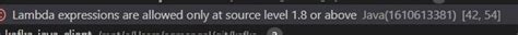 Lambda Vs Code And Wsl2 Specify Java Language Level To 18 Stack
