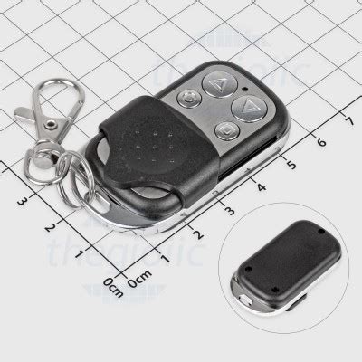 Remote Fixed Code MHz Nút Lên Xuống Tròn Vỏ Inox