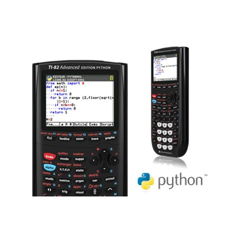 Calculatrice Texas Instruments Ti 82 Ad Edition Python Noir Darty