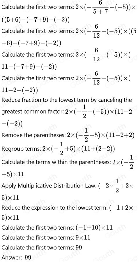 solved 5 3 [ 6 5 7 5 ] ·[ 5 6 7 9 2 ] [math]