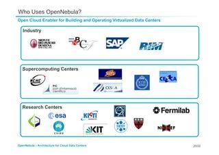 Osdc Opennebula Open Source Solution For Data Center Virtualization Pdf Cloud