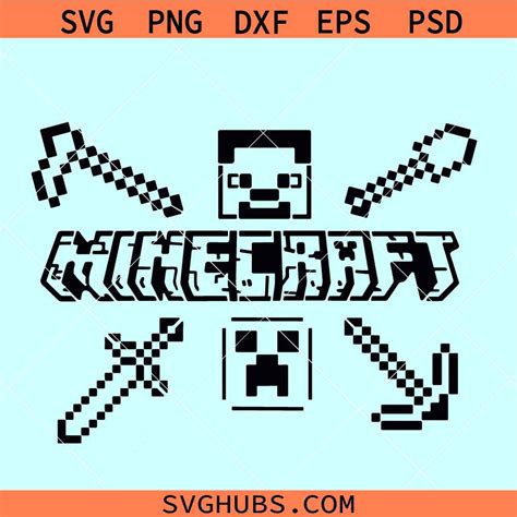 Minecraft Svg Minecraft Svg File Minecraft Png Minicraft Clipart