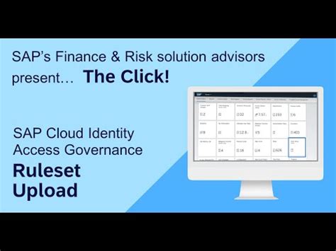 Ruleset Upload SAP GRC Demo The World Management