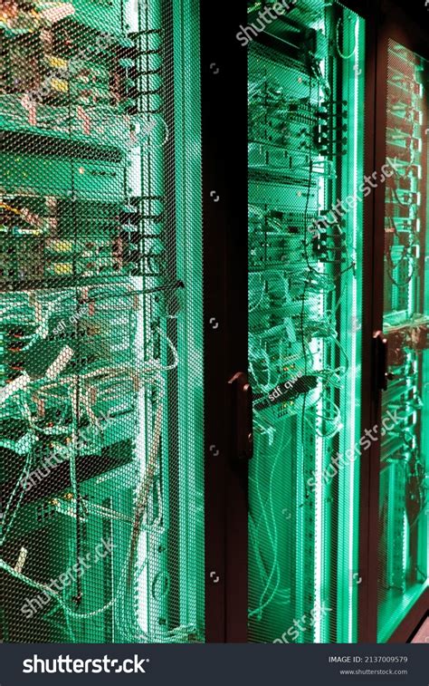 Data Center Multiple Rows Fully Operational Stock Photo Shutterstock