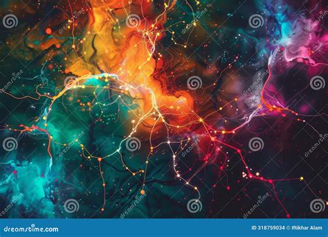 Colorful Abstract Background Featuring An Array Of Lights Forming A Mesmerizing Visual Display