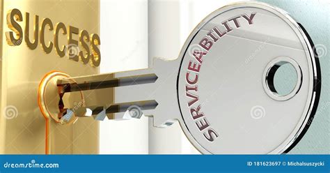 Serviceability And Success Pictured As Word Serviceability And A F1