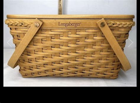 Longaberger 2000 Founders Market Basket Set Ebay Market Baskets